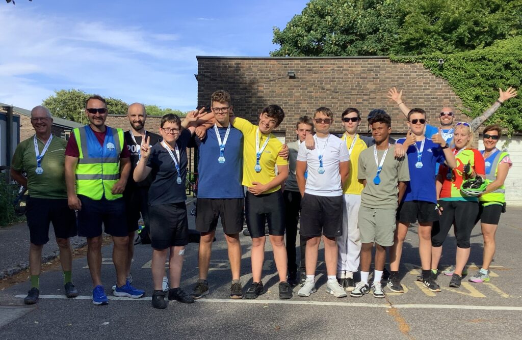Community cycle ride led by Priory School raises over £1000 for Suffolk ...