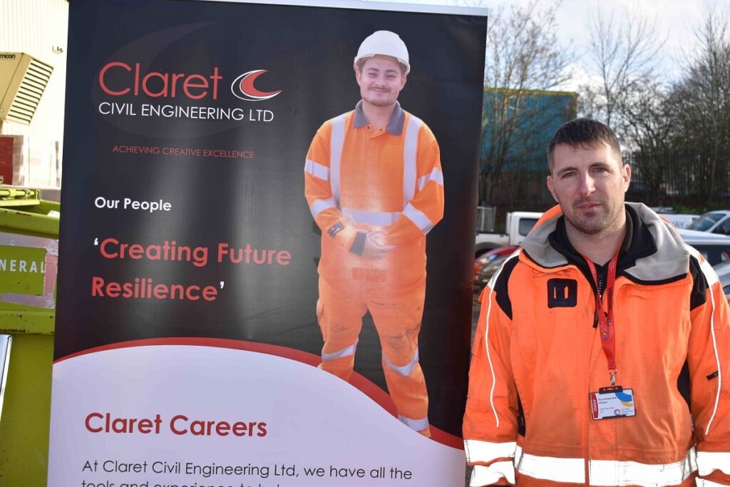 Construction partnership between college and industry including Claret ...